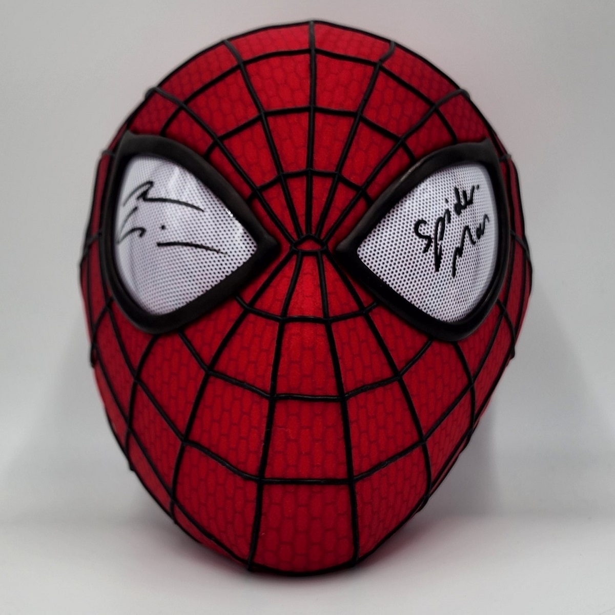 Andrew Garfield Autographed Spider-Man Mask w/ "Spider-Man" Character ...