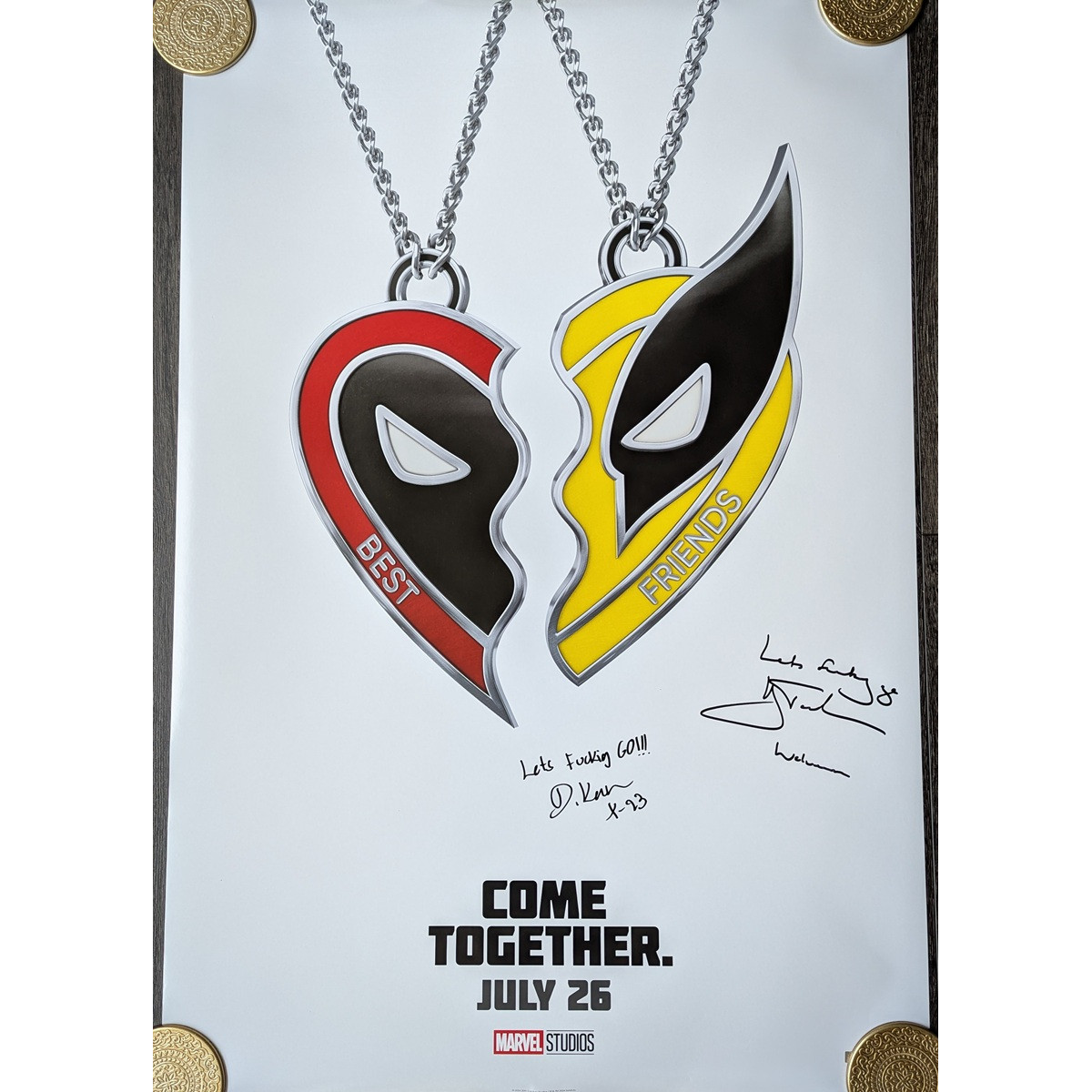 Hugh Jackman and Dafne Keen Signed Deadpool & Wolverine DS Poster ...